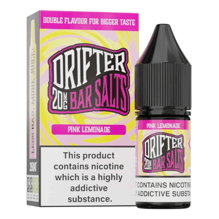 Drifter Bar Salt - Pink Lemonade - 10ml – Mister Vape