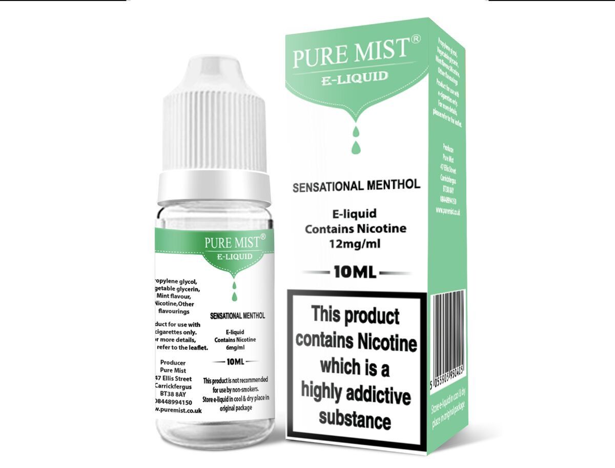 Pure Mist - Sensation Menthol - 10ml – Mister Vape